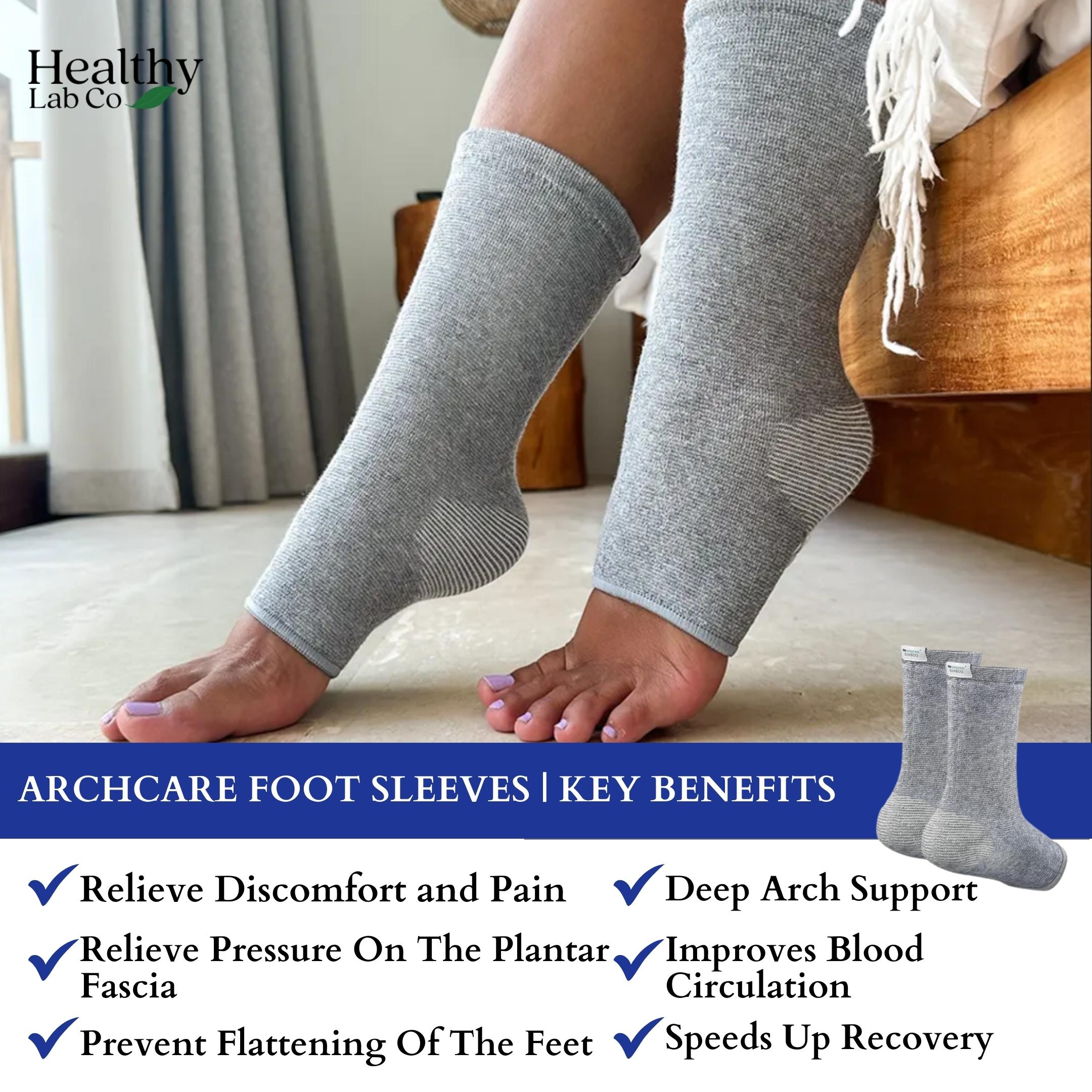 ArchCare Compression Foot Sleeves – Healthy Lab Co