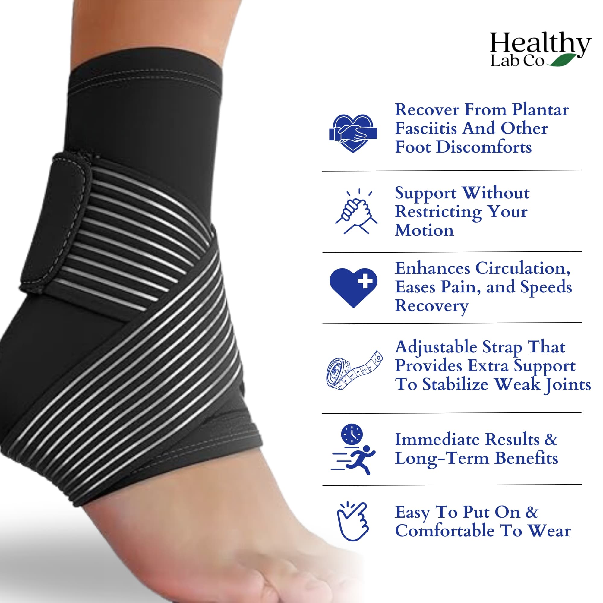 Ankle Protect Compression Sleeve – Healthy Lab Co