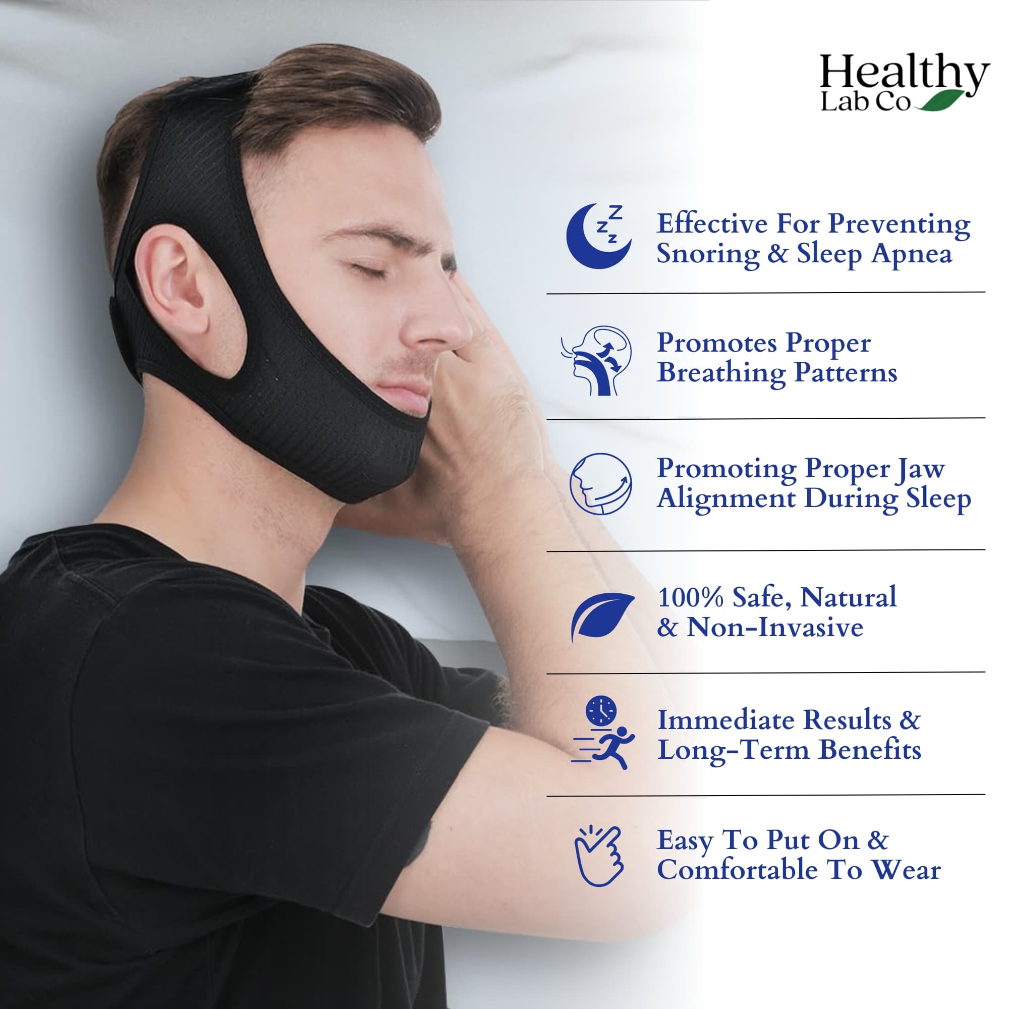 OraClose Jaw Strap – Healthy Lab Co