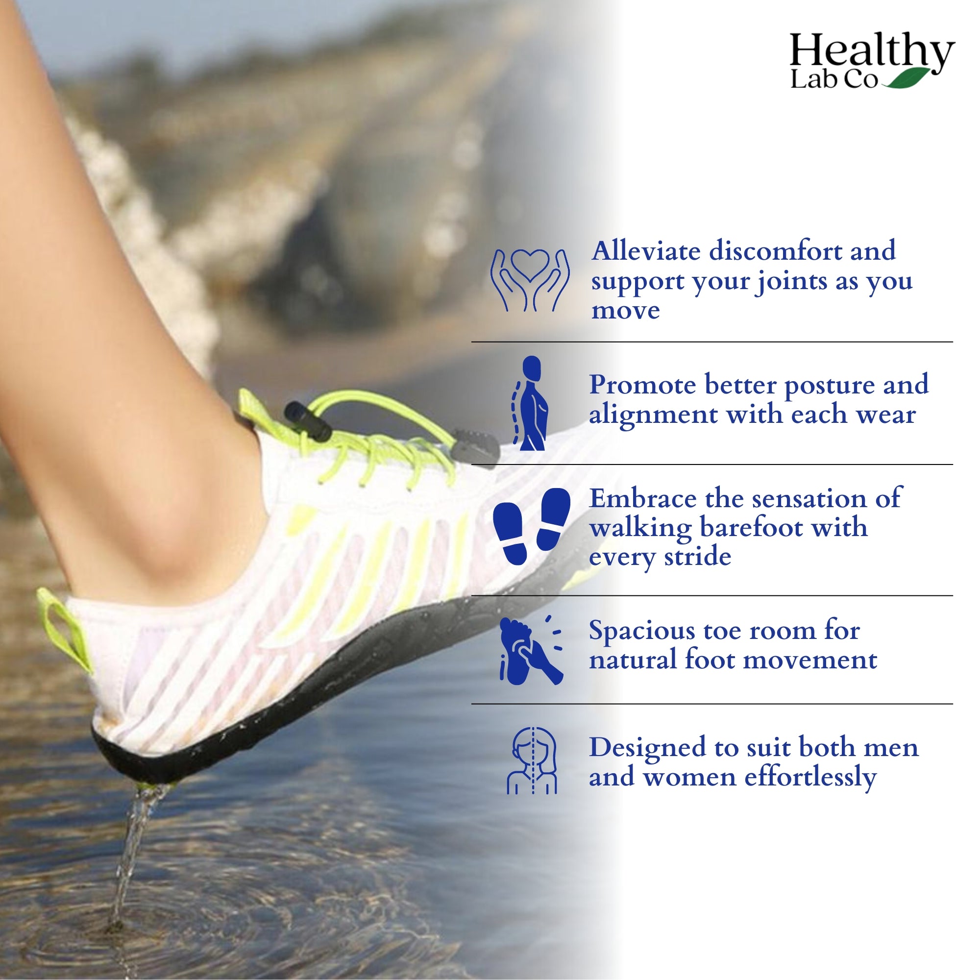 TractionFit Barefoot Shoes (Uni-Sex) – Healthy Lab Co